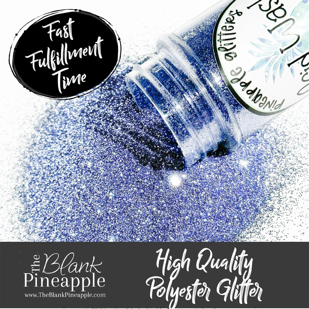 Acid Wash Ultra Fine Glitter - 2oz Shaker, Soft Light Blue Sparkle ...